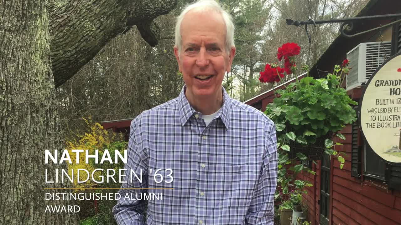 St. Olaf College — Distinguished Alumni Award - Nathan Lindgren '63