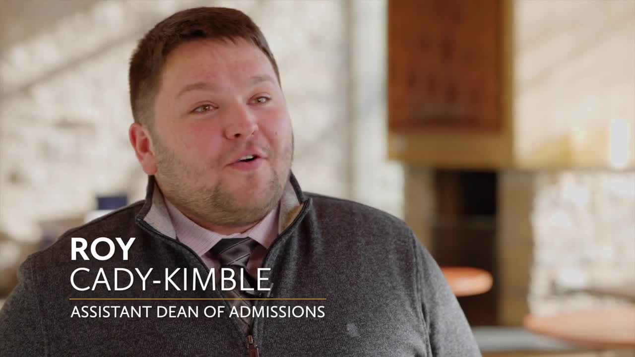 St. Olaf College — Admissions Officer Profile: Roy Cady-Kimble