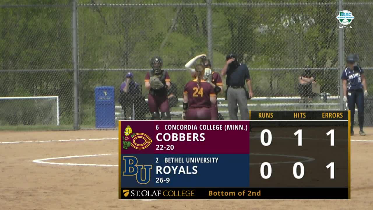 St. Olaf College — 2021 MIAC Softball Playoffs: Game 6
