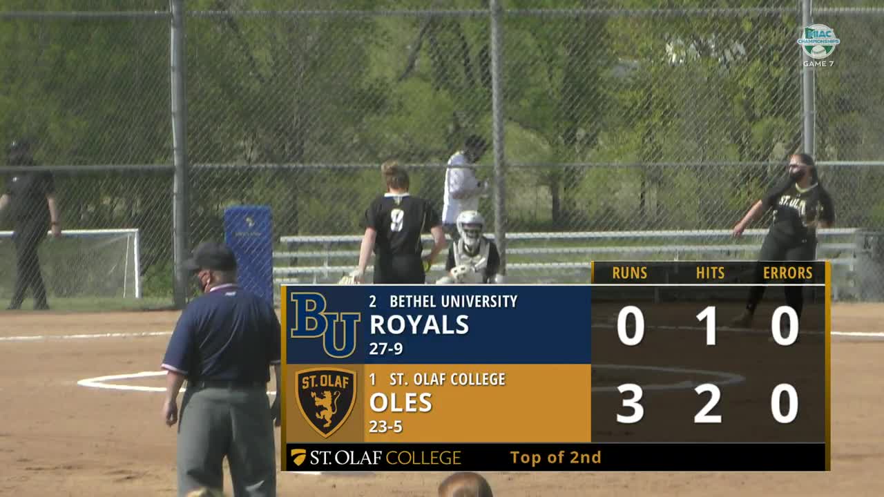 St. Olaf College — 2021 MIAC Softball Playoffs: Game 7