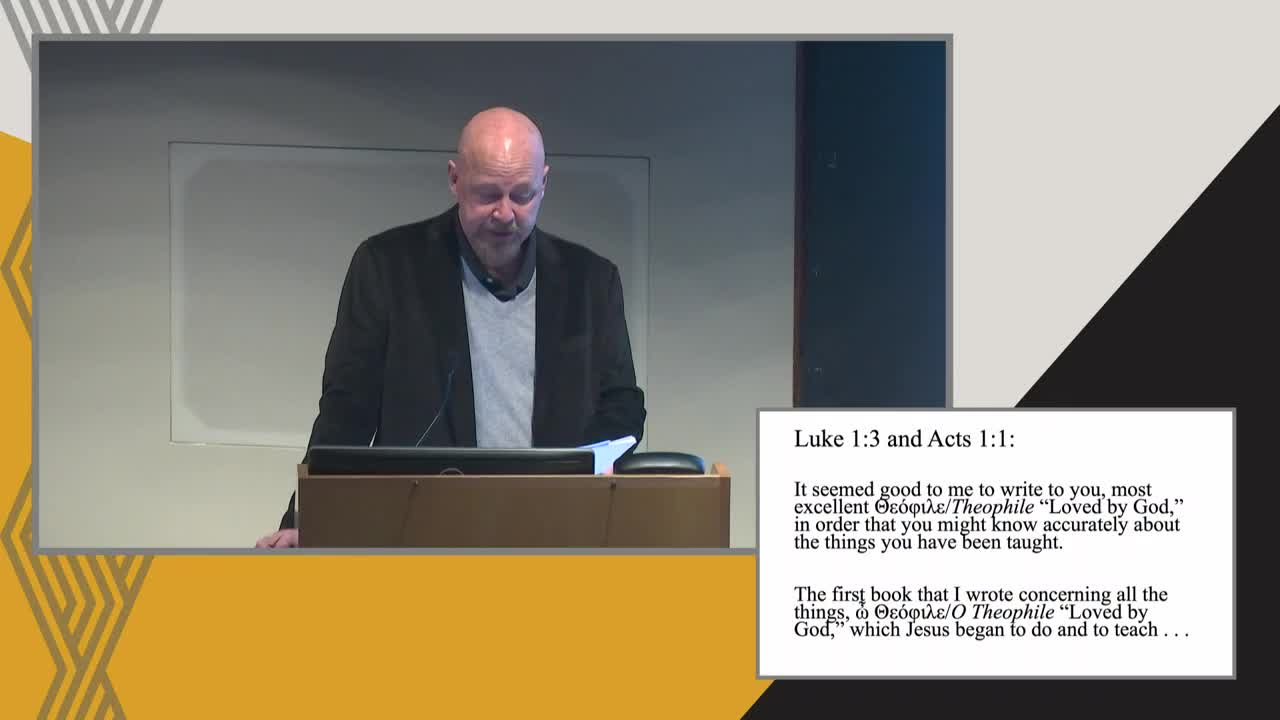 St. Olaf College — Sixth Annual James M. May Lecture in Classics