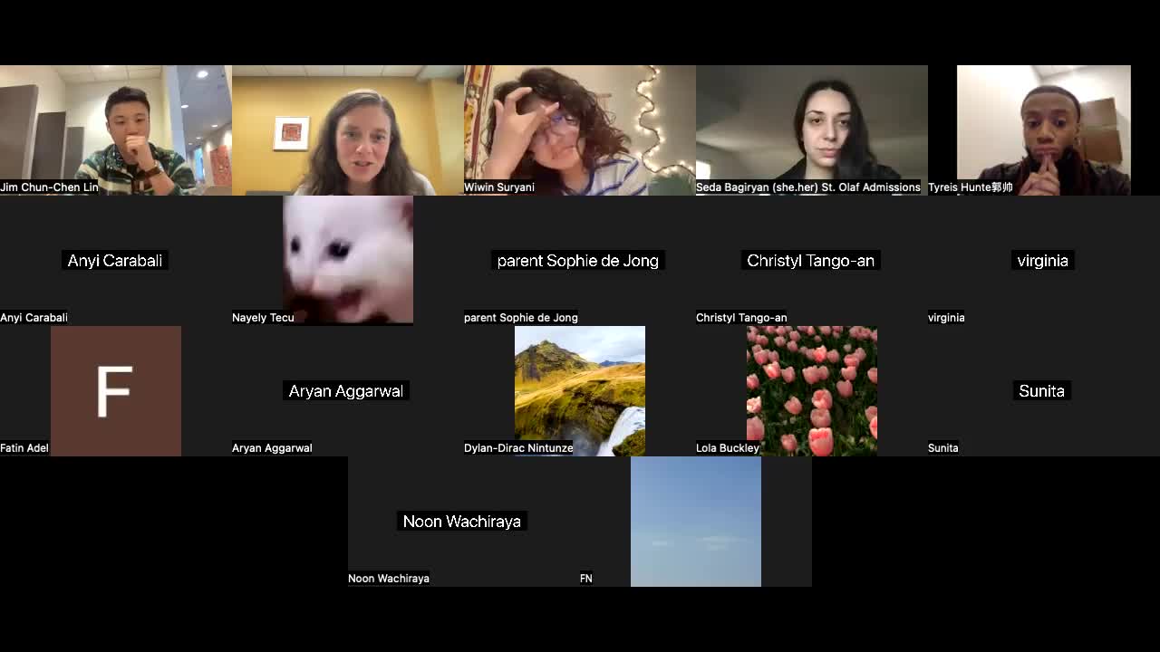 St. Olaf College — International Student Life Panel